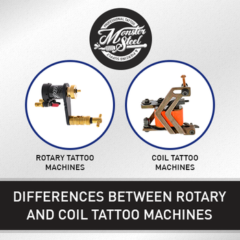 Differences Between Rotary and Coil Tattoo Machines – Monster Steel